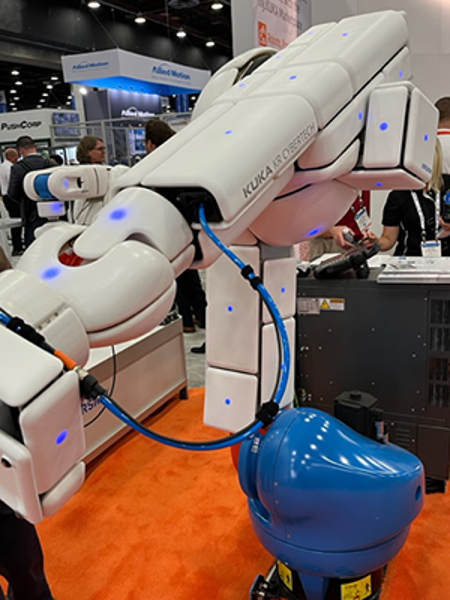 KUKA AND AIRSKIN: A PARTNERSHIP FOR ROBOT SAFETY AT AUTOMATE 2023 - usedrobotstrade.com